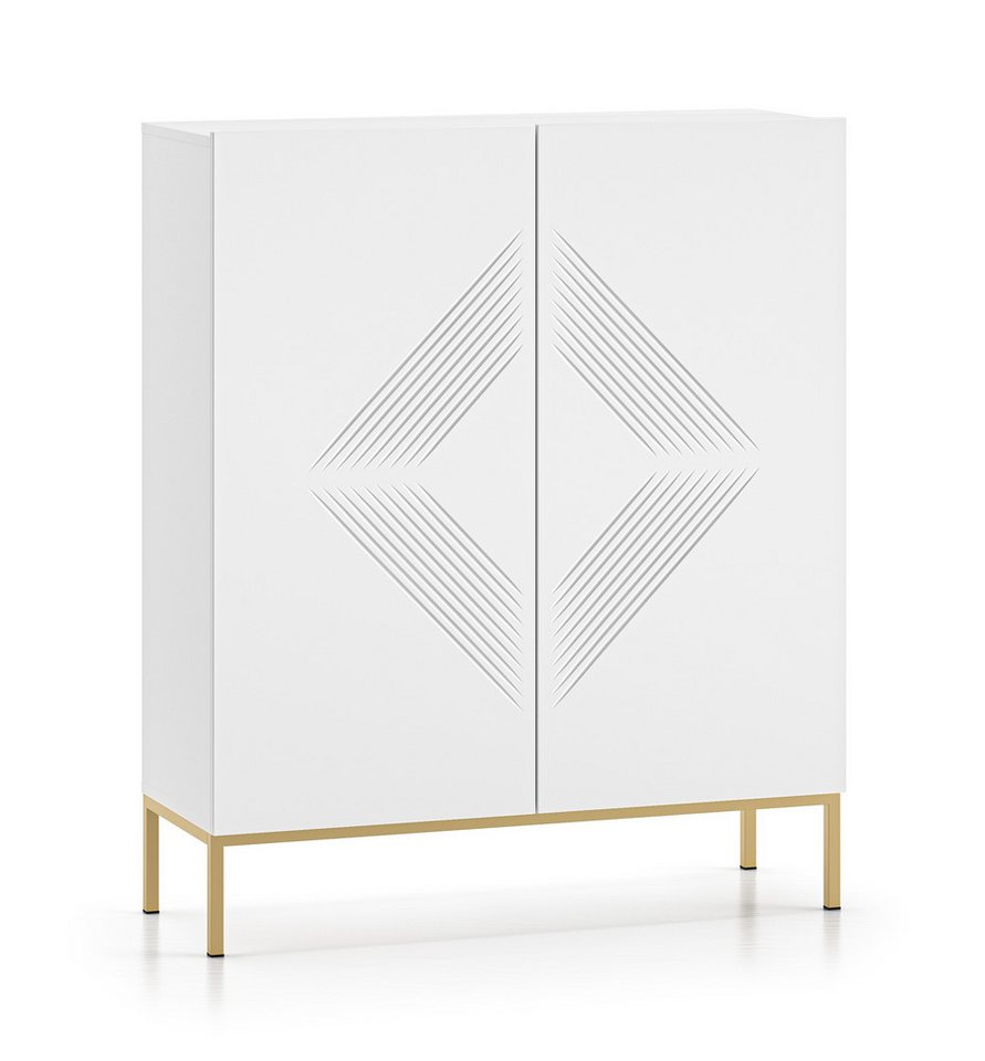 99rooms Kommode Adara Sideboard Kommode 2 Türig Viel Stauraum Mit