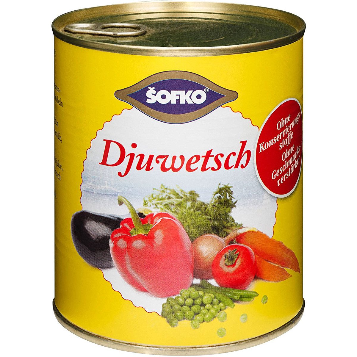 SOFKO Gemüsekonserve, Sofko Djuwetsch Mischgemüse in Stücke gedünstet ...