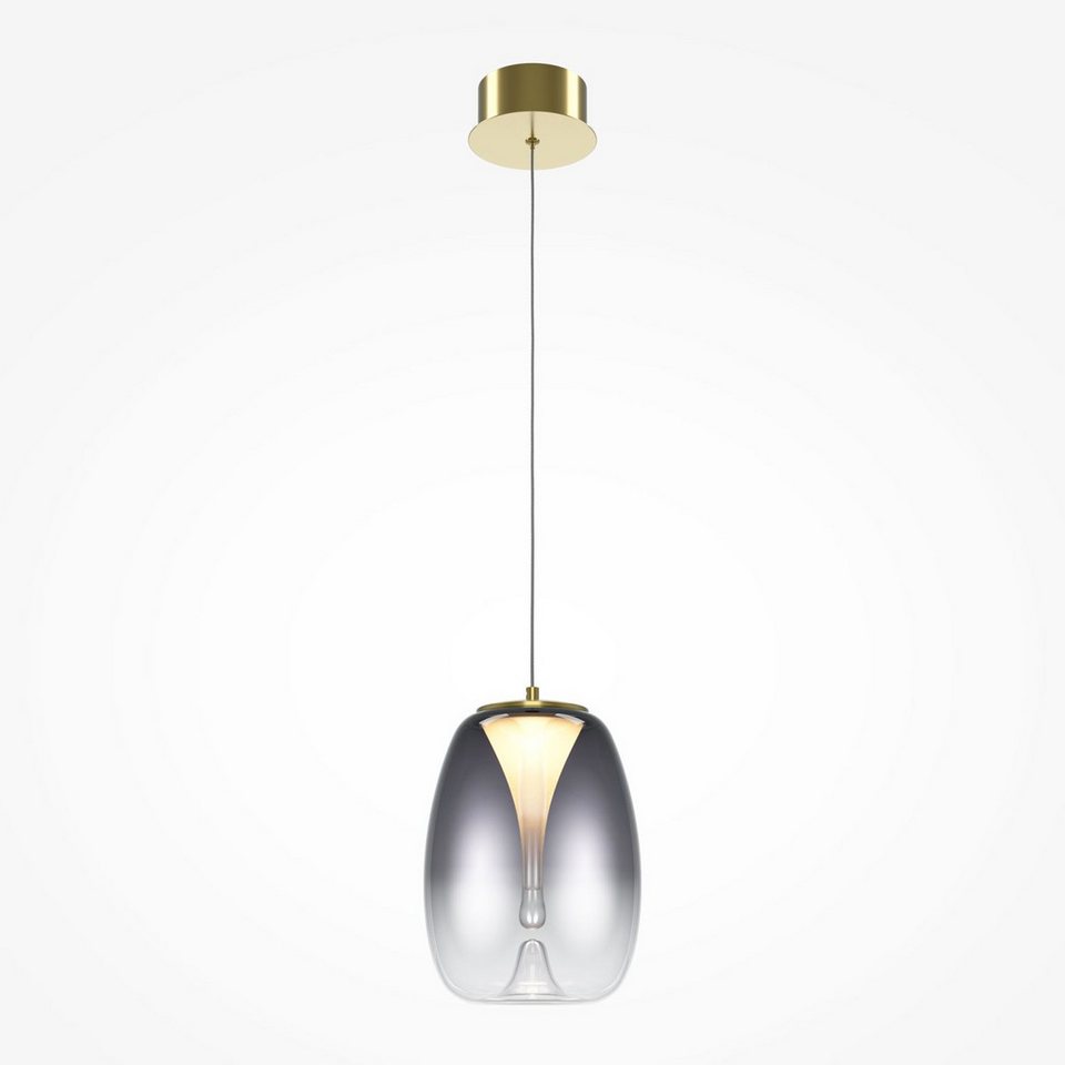 Licht Erlebnisse Pendelleuchte Wanda Led Warmweiß Led Rauchglas