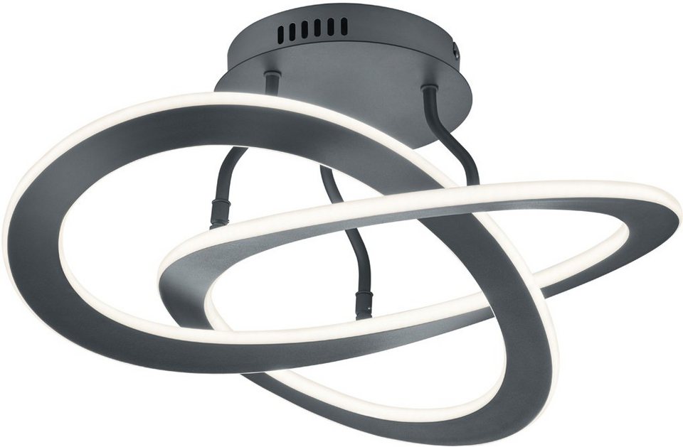 Trio Leuchten Led Deckenleuchte Oakland Dimmfunktion Led Fest