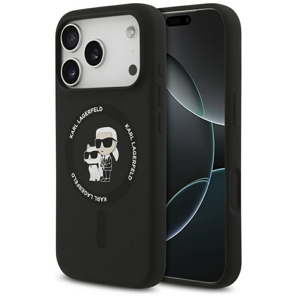 KARL LAGERFELD Handyhülle iPhone 17 Pro Max MagSafe Silikon schwarz ... KARL LAGERFELD Handyhülle iPhone 17 Pro Max MagSafe Silikon schwarz ...