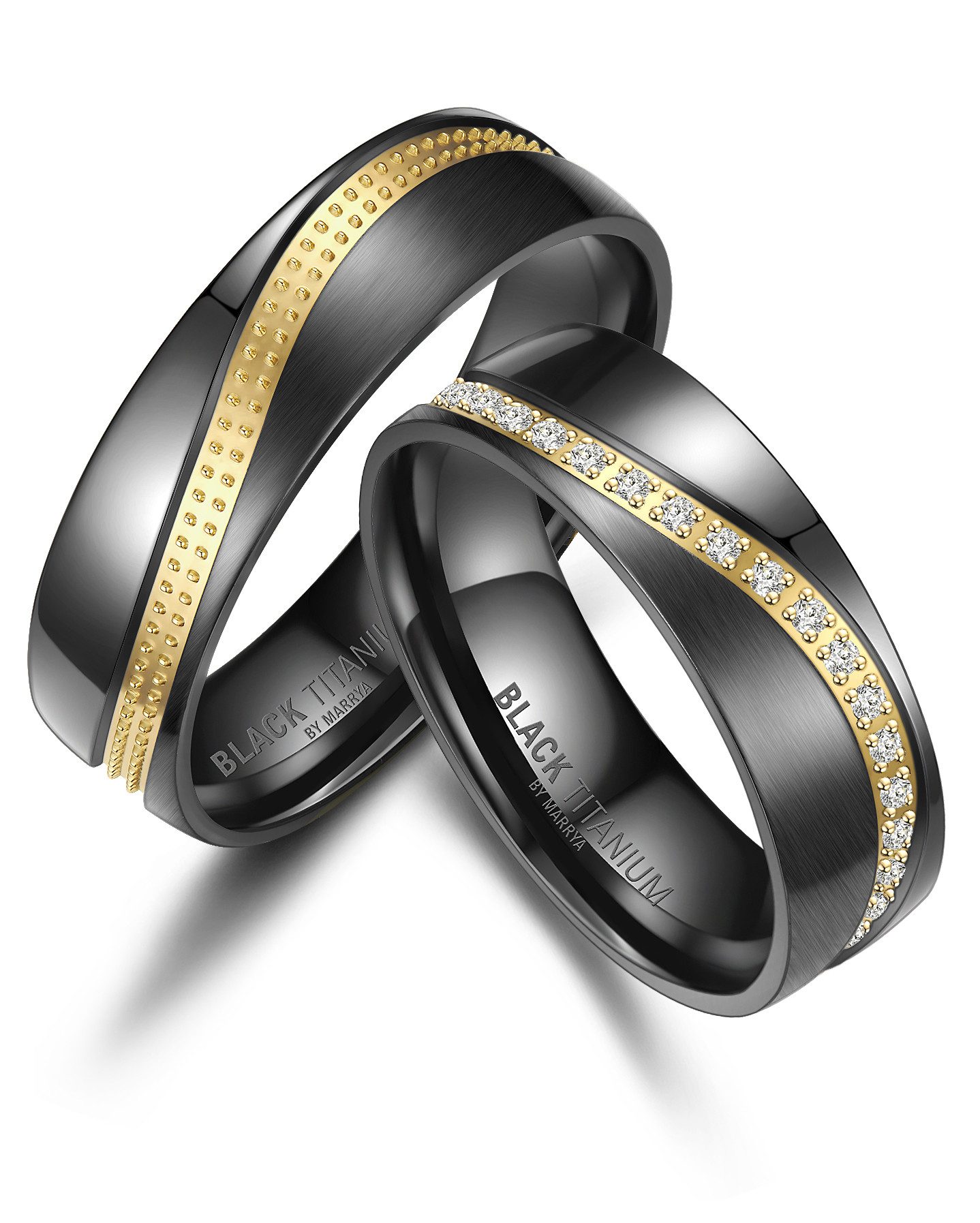 MARRYA Partnerring BLACK TITANIUM by MARRYA