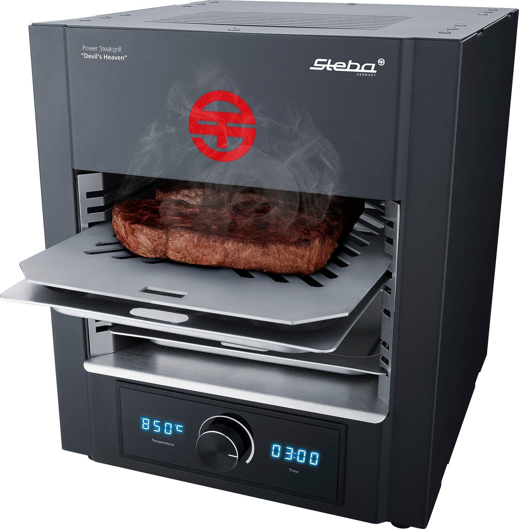 Steba Tischgrill PS M2000, 2000 W, Elektrogrill, mit Temperaturregelung ...