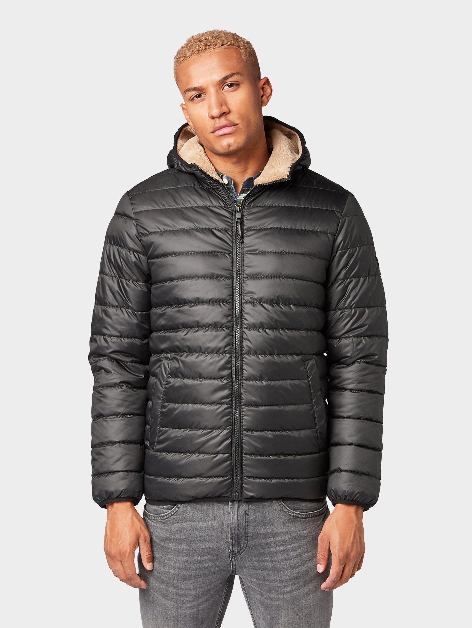 Tom Tailor Denim Steppjacke Jacke Mit Teddy Futter Online Kaufen Otto