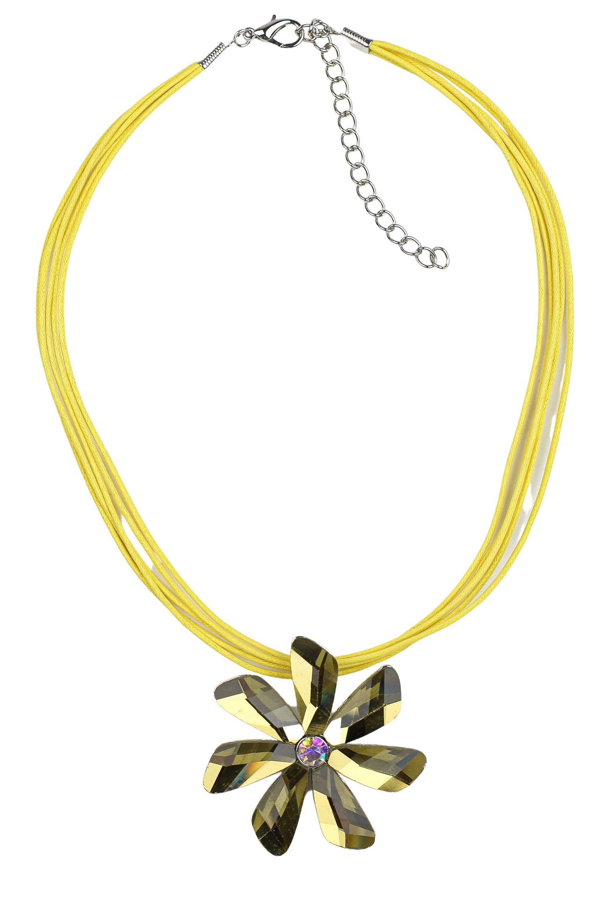 Collezione Alessandro Kette Mit Anhänger Burgos Mit Glassteinen