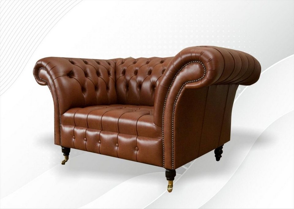 Jvmoebel Chesterfield Sessel Chesterfield Sessel Leder Kreative Möbel