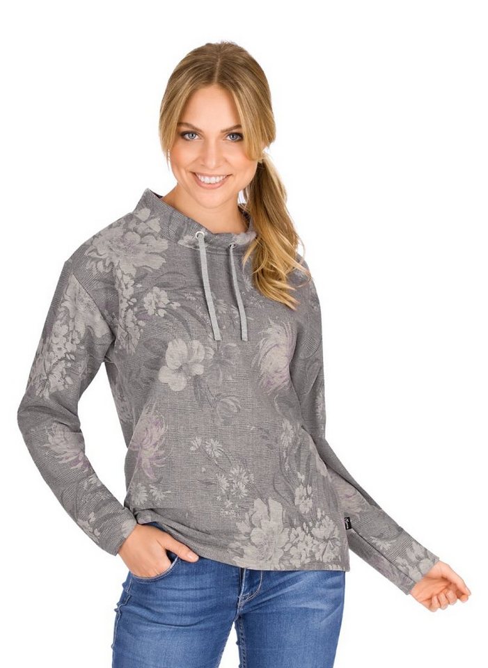 Trigema Sweatshirt Mit Stehkragen Und Druck Kaufen Otto