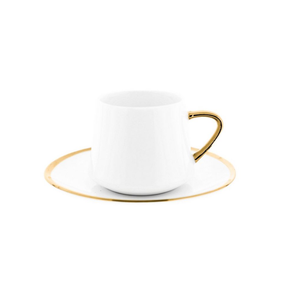 Mulex Espressotasse 12 Tlg Set Mokkatassen Mit Untertassen Aus
