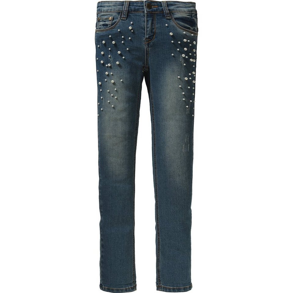 Lemon Beret Jeans Mit Perlen Für Mädchen Schmaler Beinverlauf Online