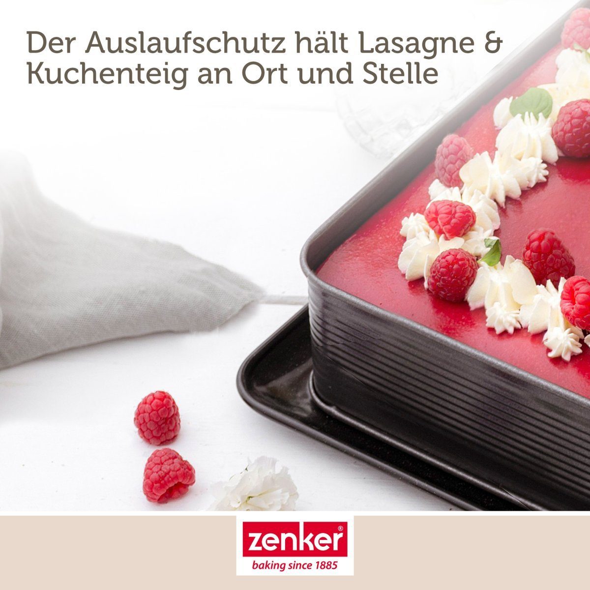 Zenker Springform Deluxe, Ergebnis: Beste Backergebnisse durch eine ...