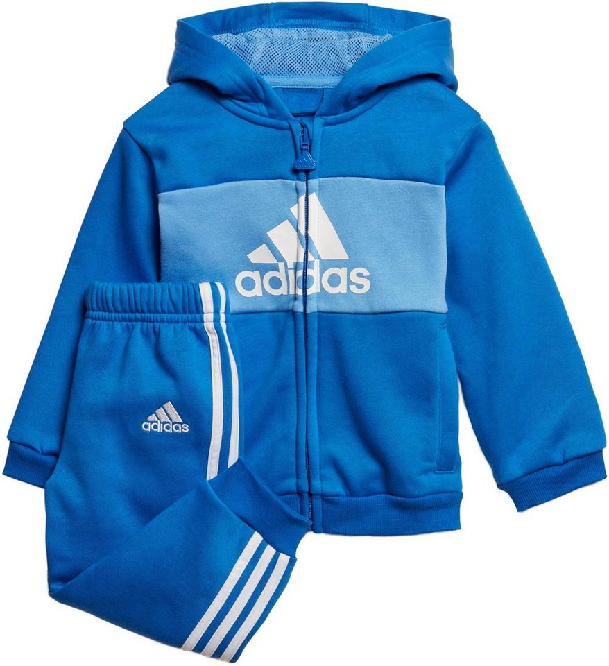 Adidas Performance Jogginganzug Logo Fullzip Hood Fleece« Set 2 Tlg
