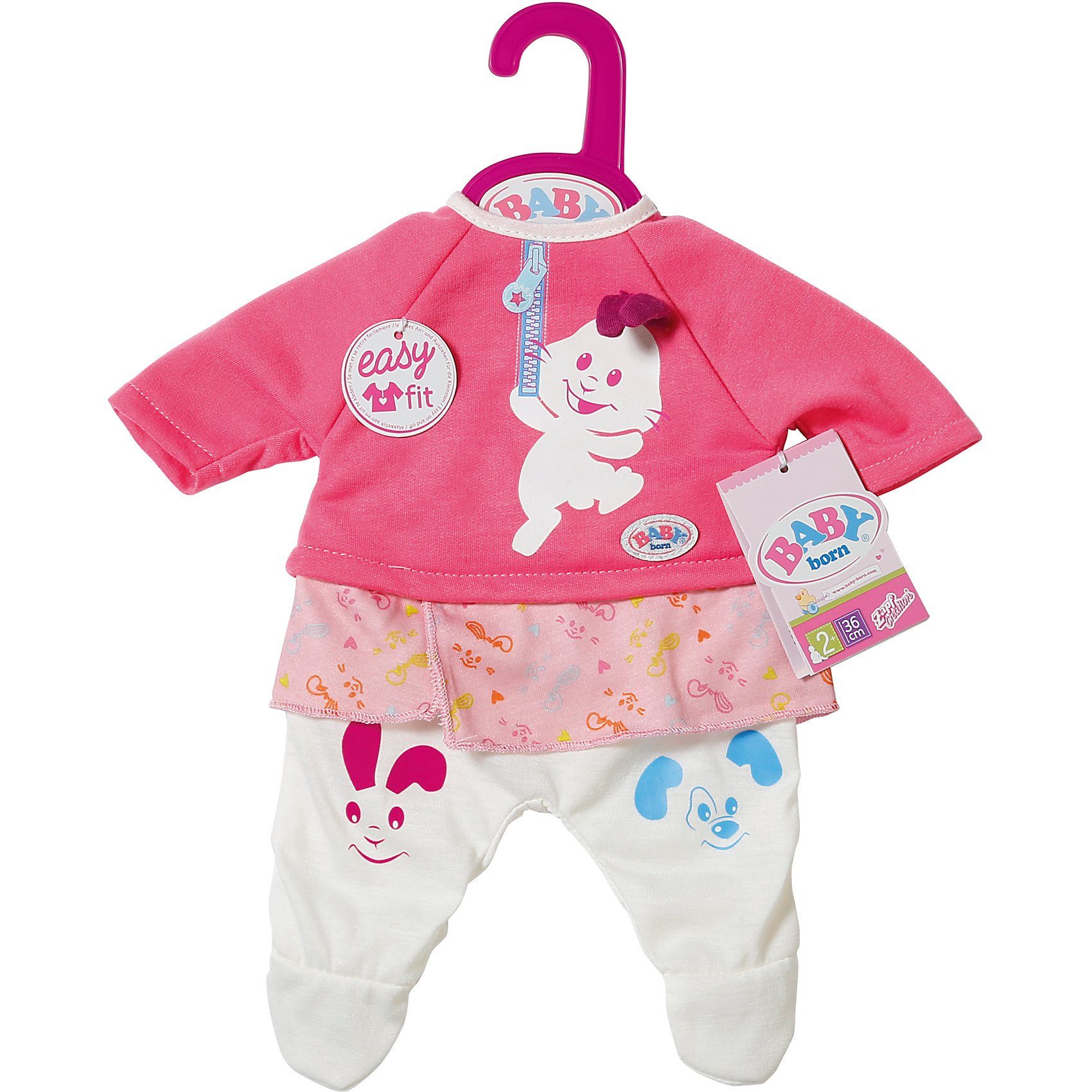 Zapf Creation® BABY born Little Cute Outfit pink 36cm online kaufen | OTTO