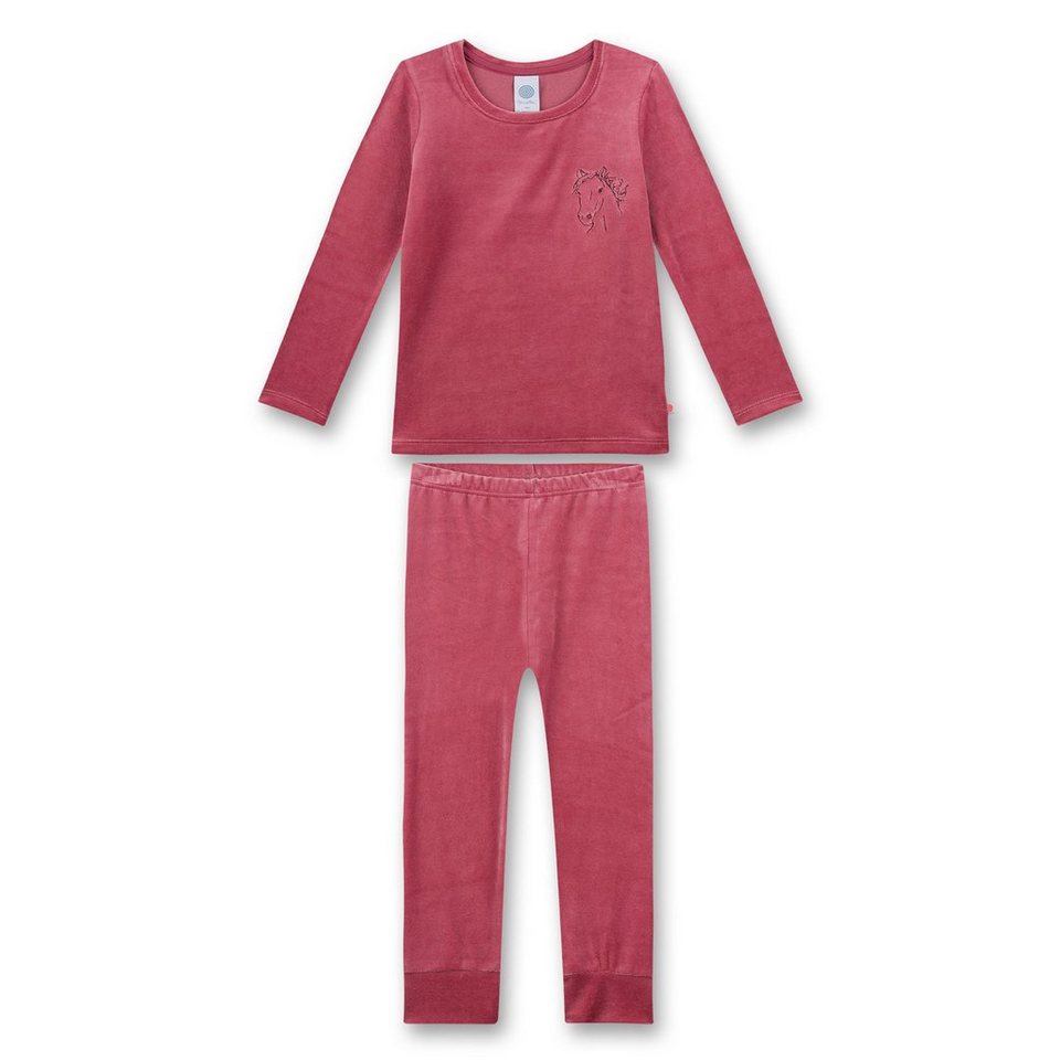 Sanetta Pyjama Mädchen Schlafanzug Nicky Lang Nachtwäsche 2 Tlg