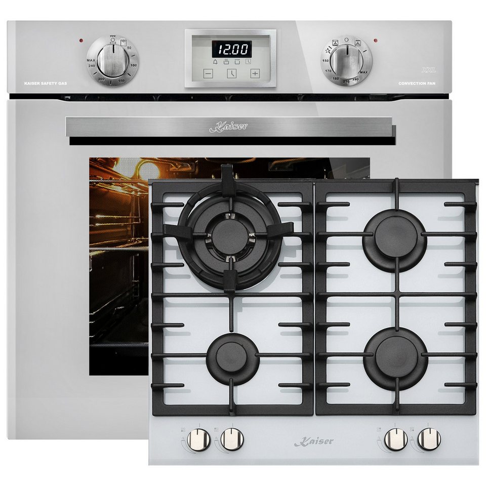 Kaiser Küchengeräte Backofen Set Eg 6374 W Kcg 6380 W Mit 1 Fach