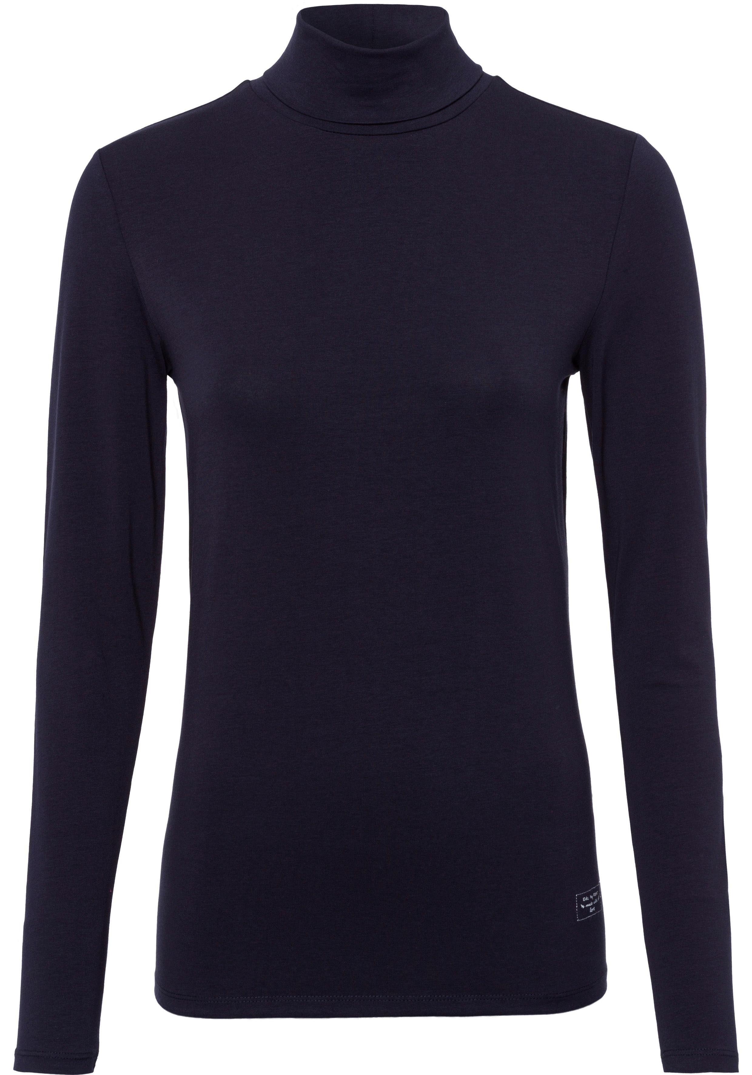 Edc By Esprit Langarmshirt Mit Modischem Rollkragen Online Kaufen Otto