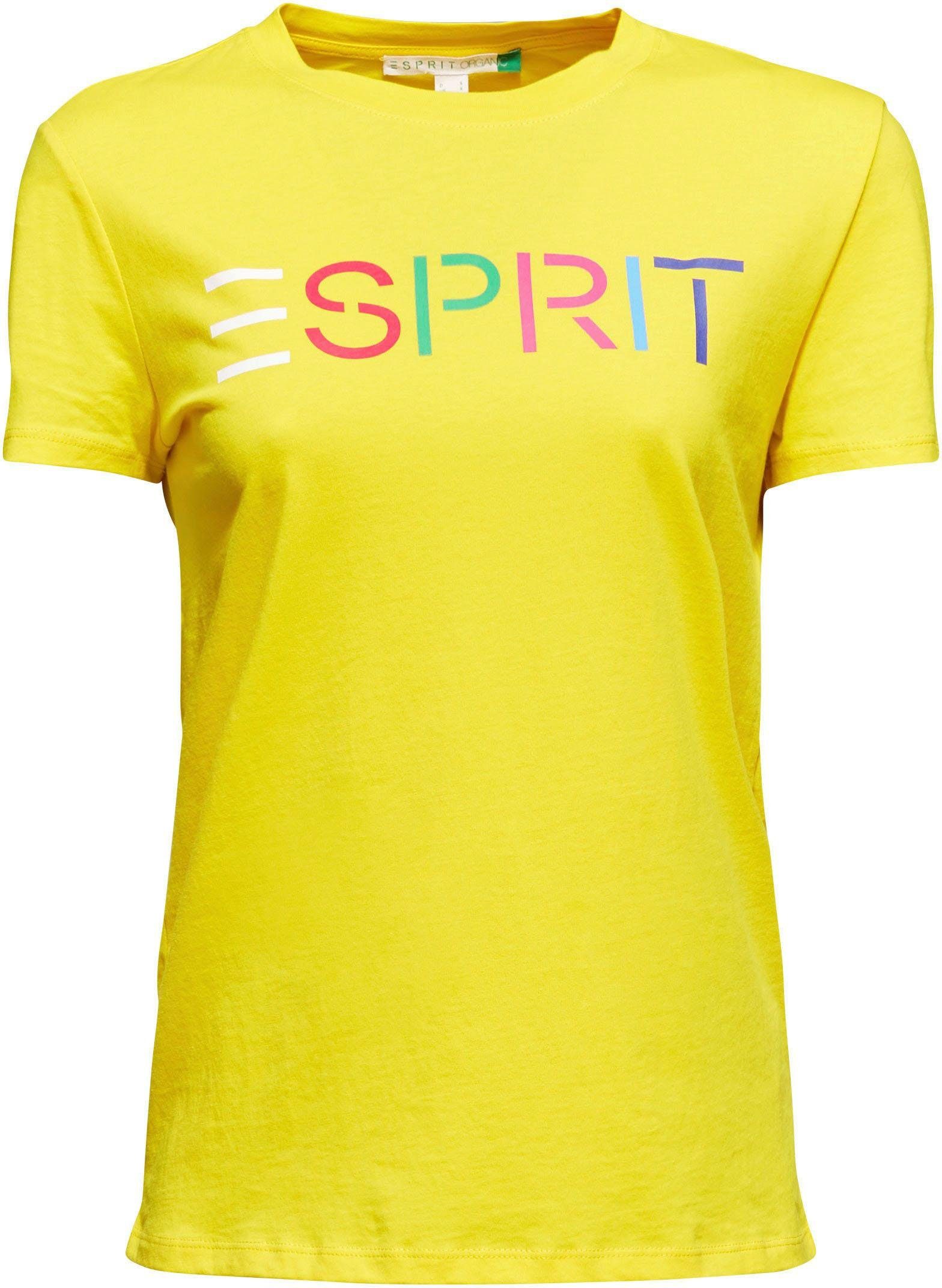 Esprit T Shirt Mit Coolem Logo Print Im Retro Look Otto