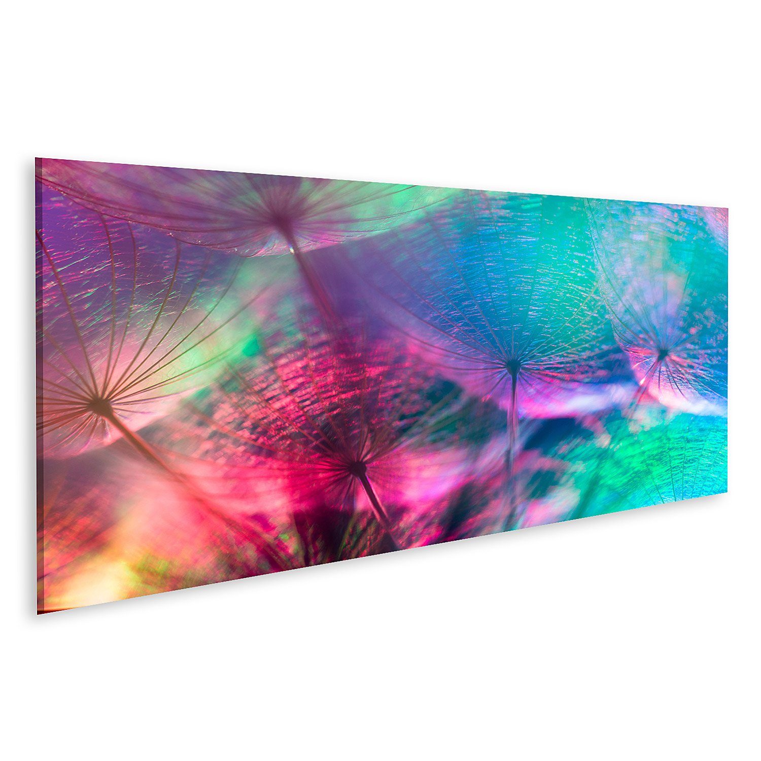islandburner Leinwandbild »Bild auf Leinwand Bunte Pastell Hintergrund Lebendige Farbe Abstrakt ...