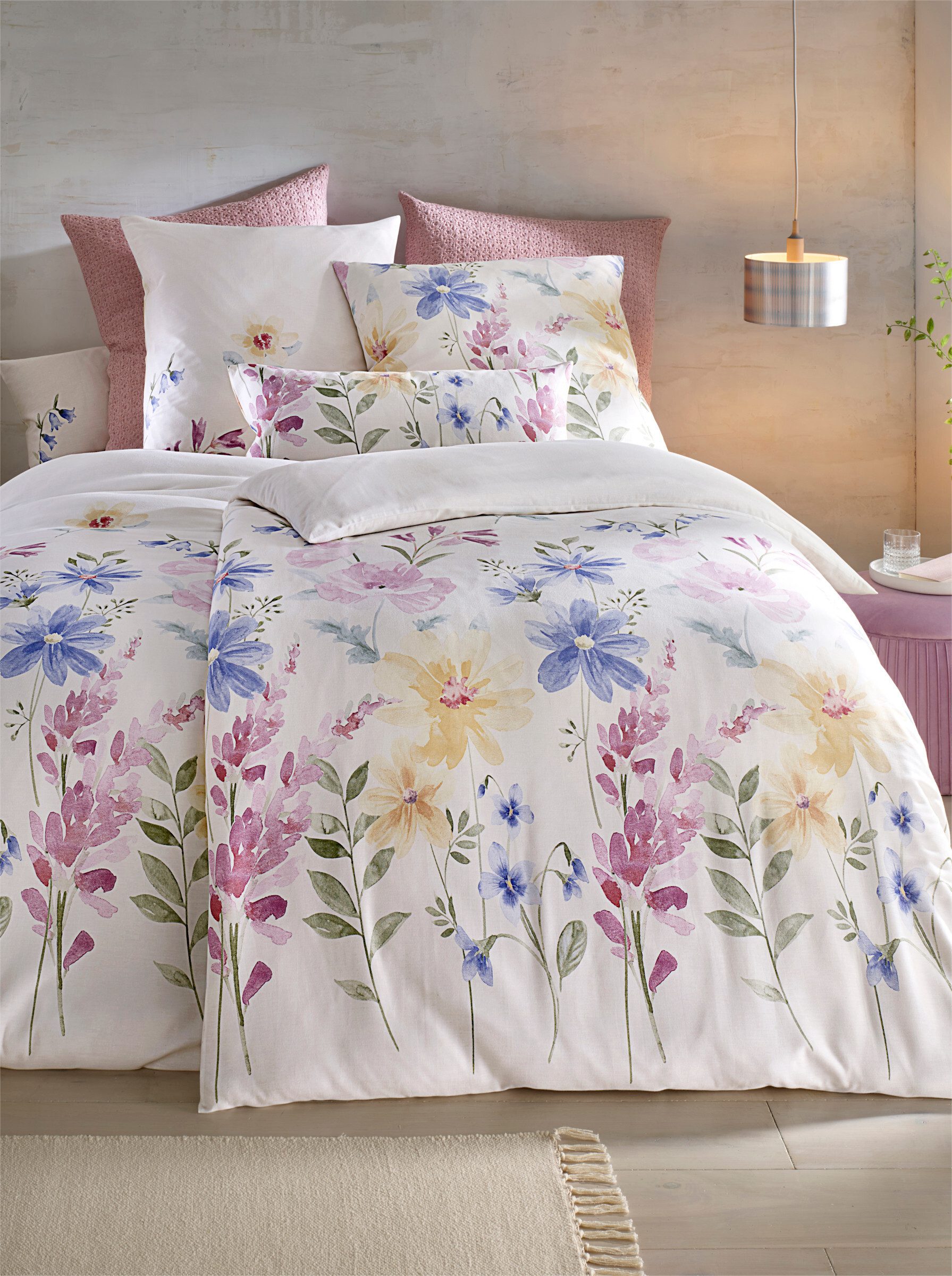 heine Bettwäsche Bettwäsche, Mako-Satin, 2 teilig, Mako-Satin, Hochwertige Makosatin-Qualität