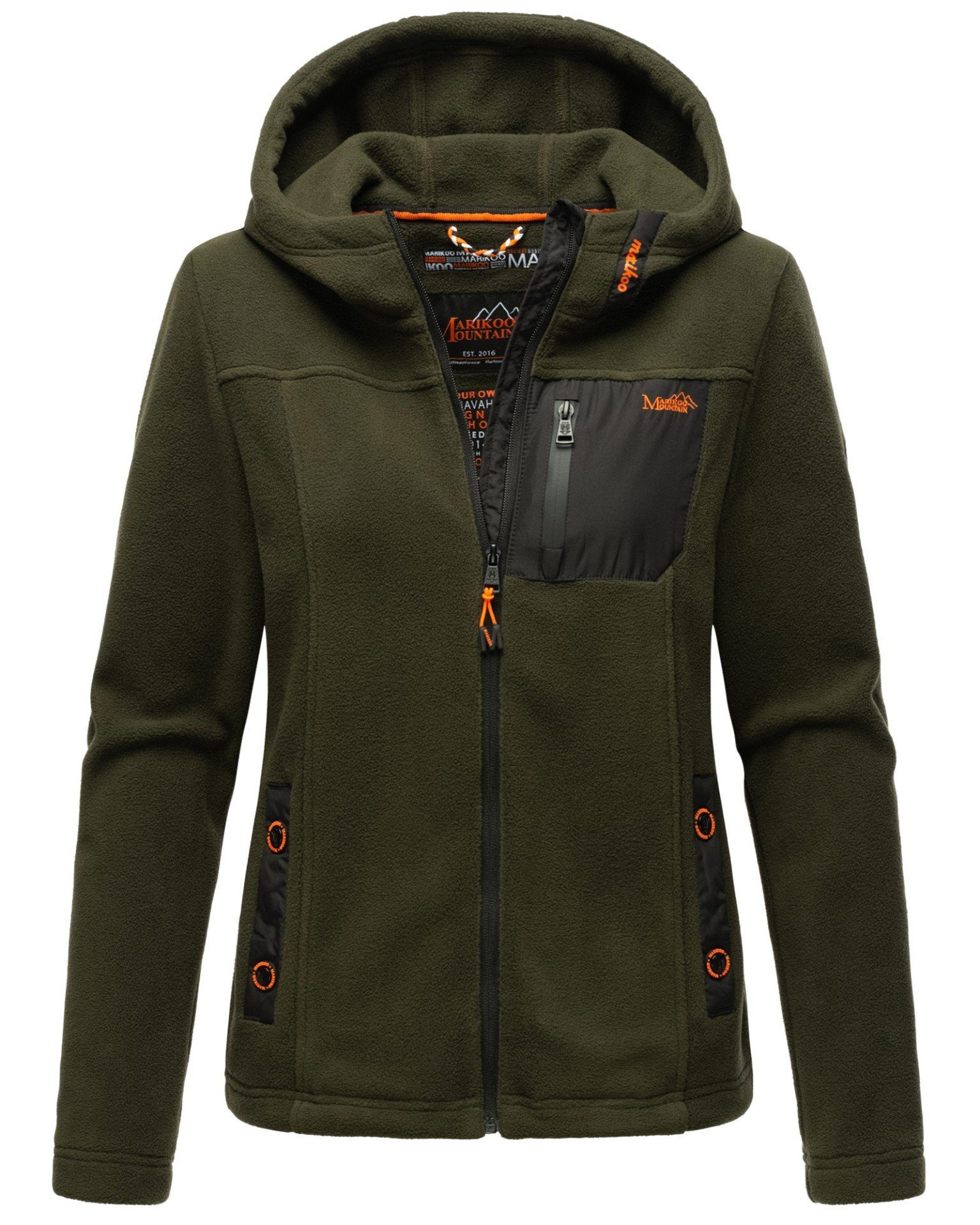 Marikoo Outdoorjacke Mount Iwaki mit wasserabweisendem Reißverschluss