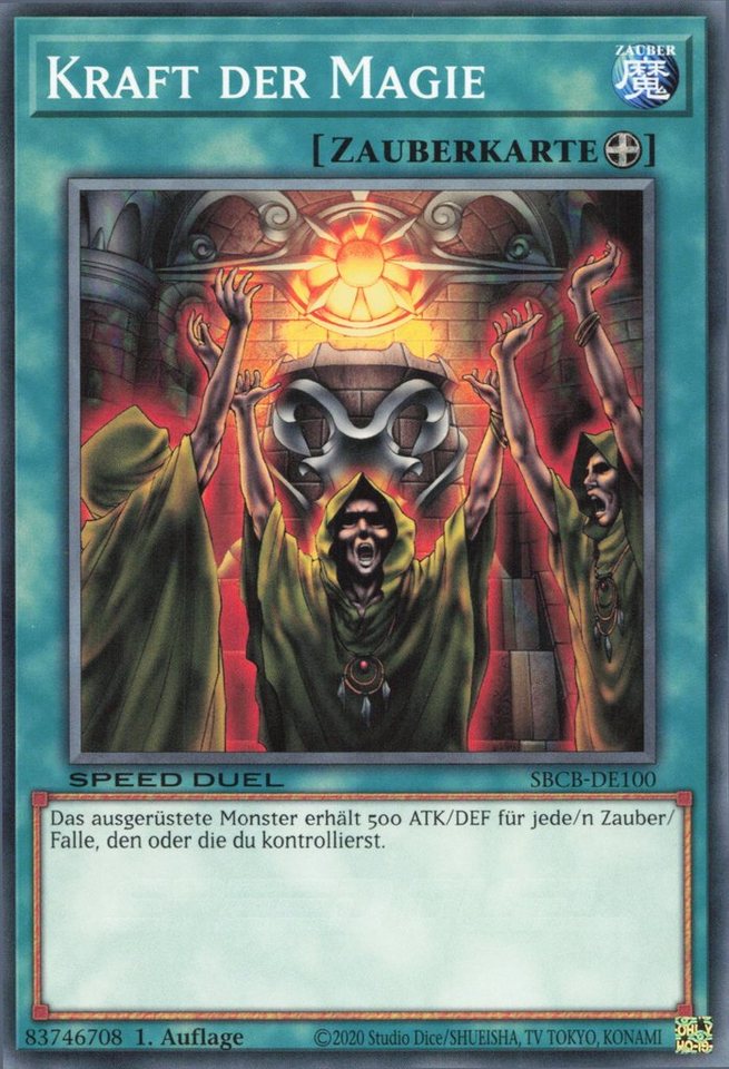 Recollectibles Sammelkarte Yugioh Karte Kraft Der Magie Deutsch Yu Gi