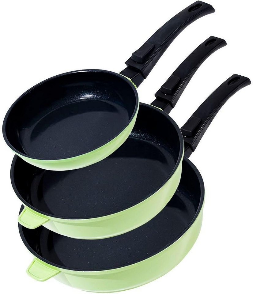 King Pfannen Set Aluminiumguss Set 3 Tlg Induktion Online Kaufen