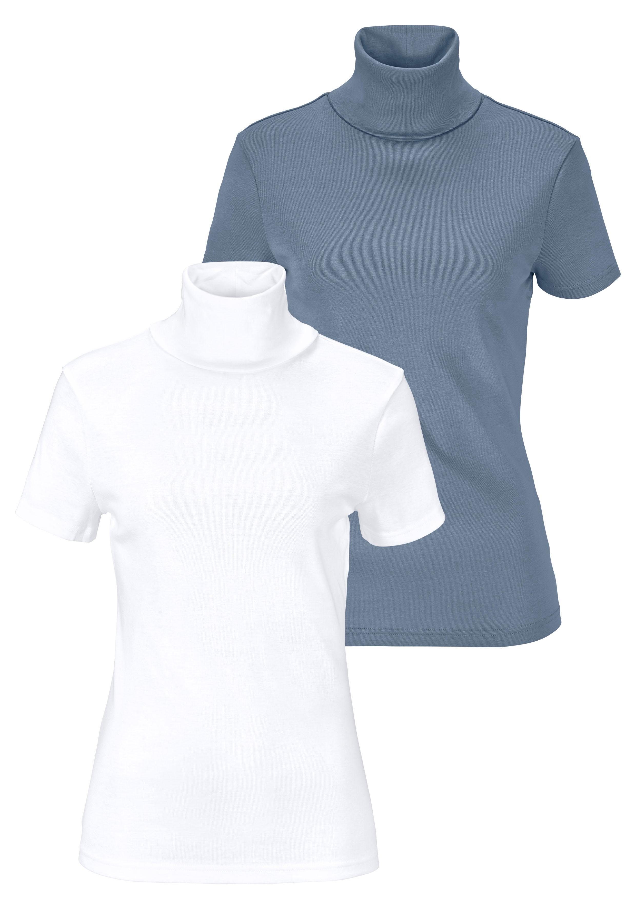 Flashlights Rollkragenshirt Packung 2 Tlg 2er Pack Eng Geschnitten