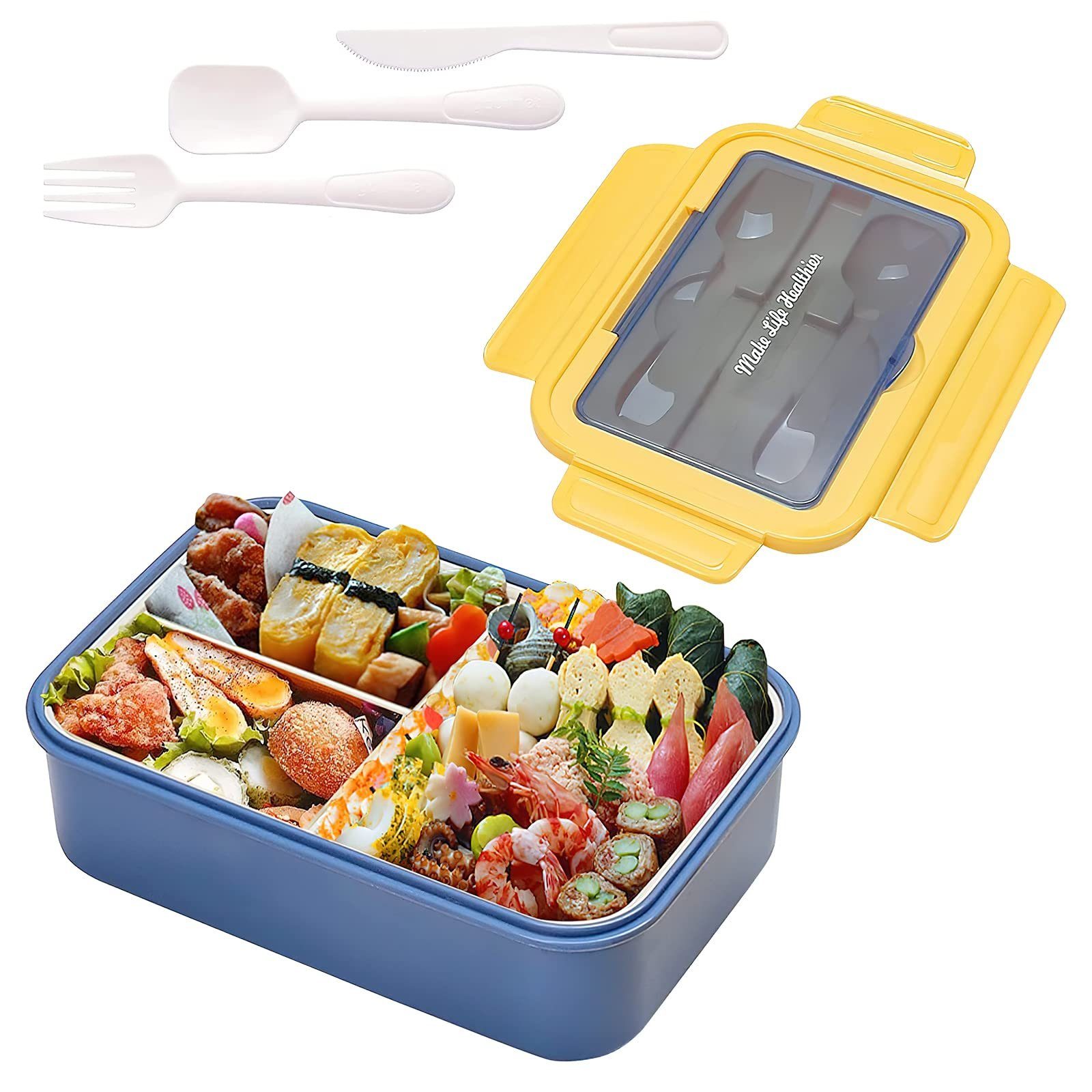 Mdhand Lunchbox 1400ml Lunchbox Für Erwachsene Brotdose Kinder Pp5