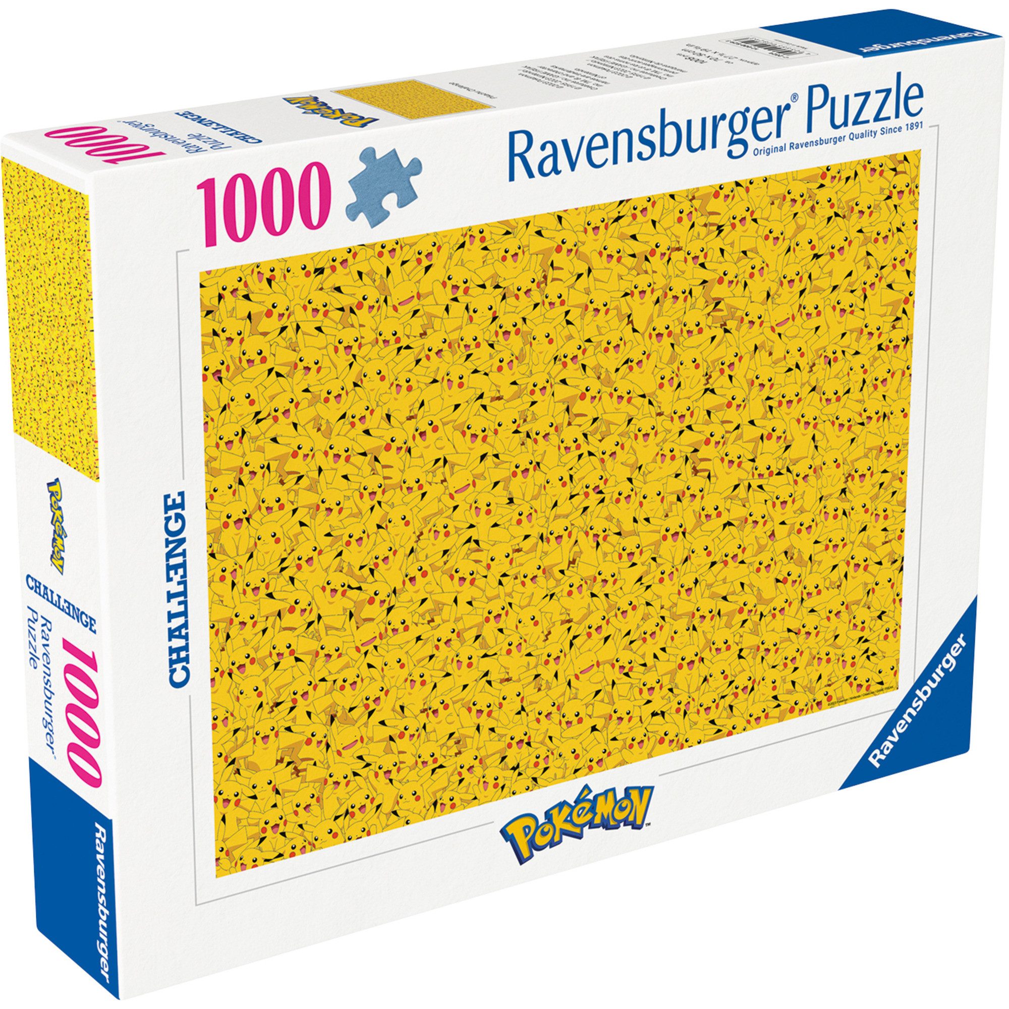 Ravensburger Puzzle Ravensburger Puzzle Pikachu Challenge, (1000, 1000 ...