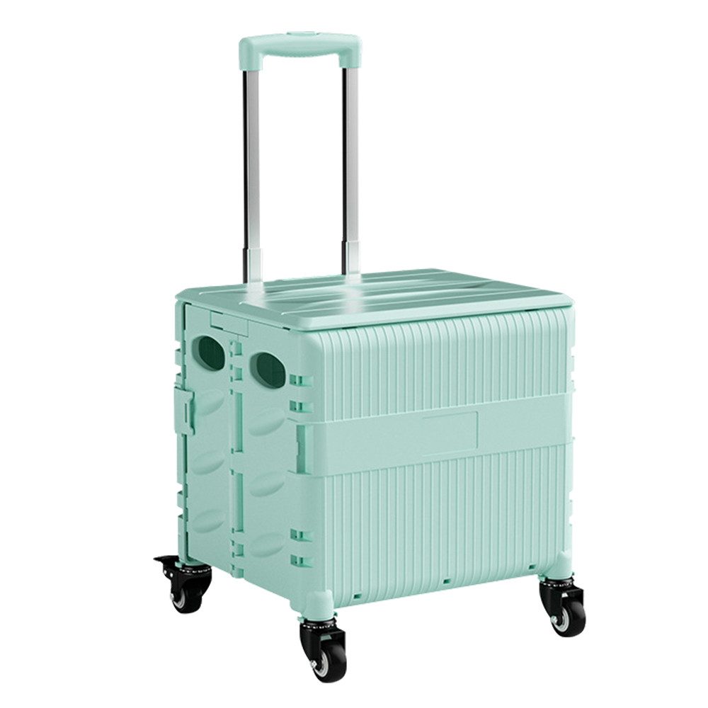 Gliese Einkaufstrolley 45l Klappbarer Einkaufswagen Mit 4 Schwenkrädern