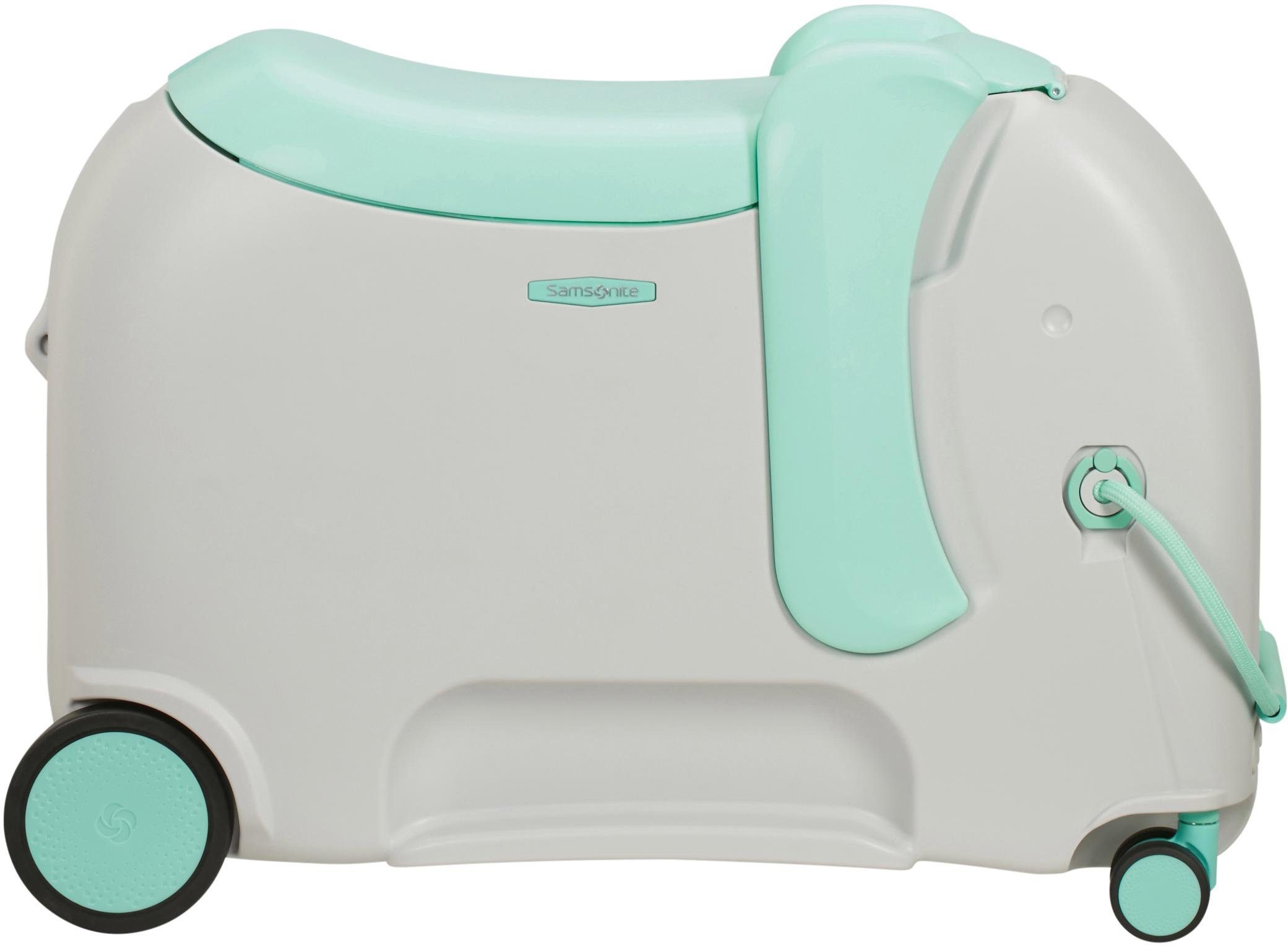 Samsonite Kinderkoffer »Dreamrider Deluxe, elephant minty«, 4 Rollen ...
