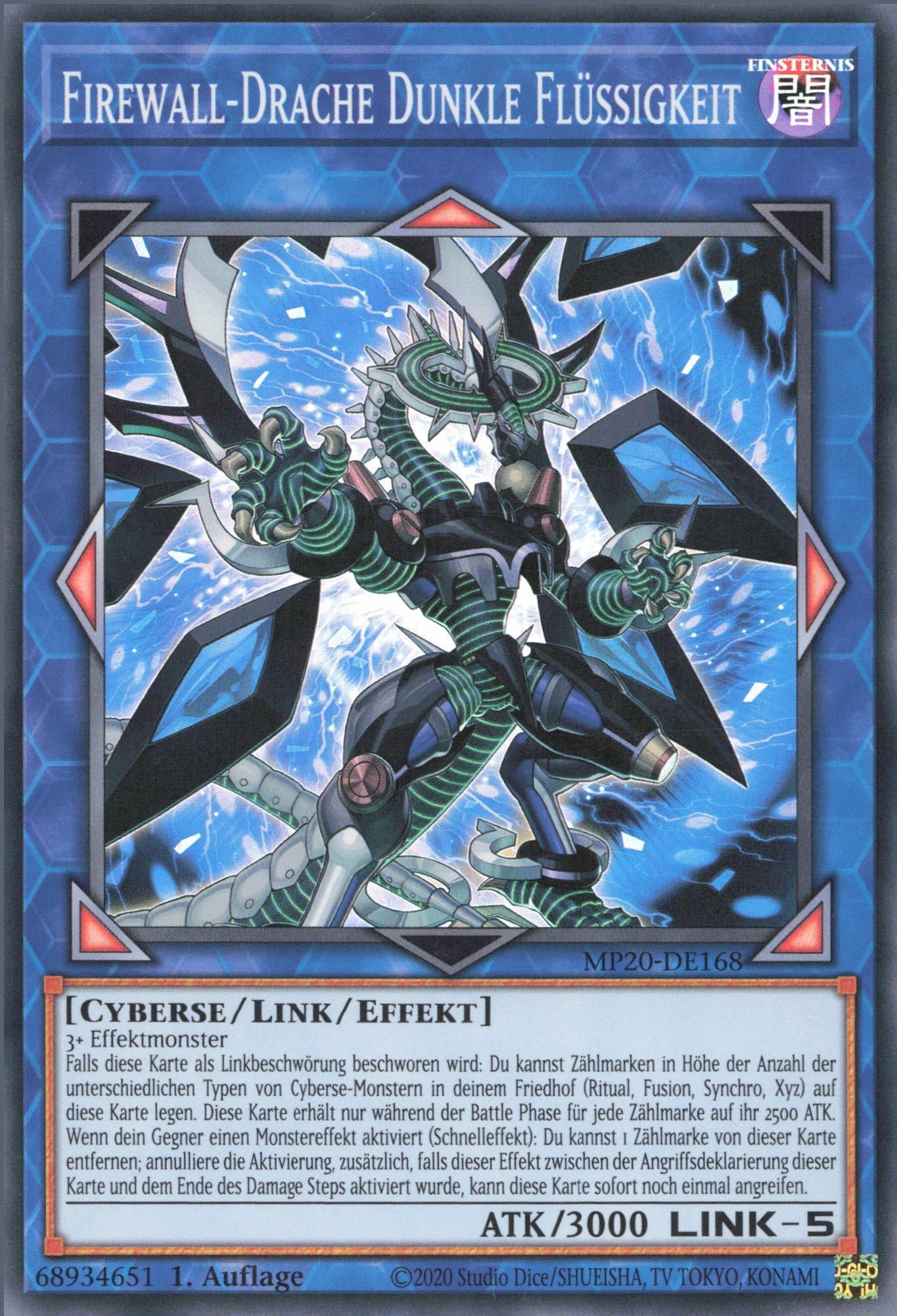 Recollectibles Sammelkarte Yugioh Karte Firewall Drache Dunkle