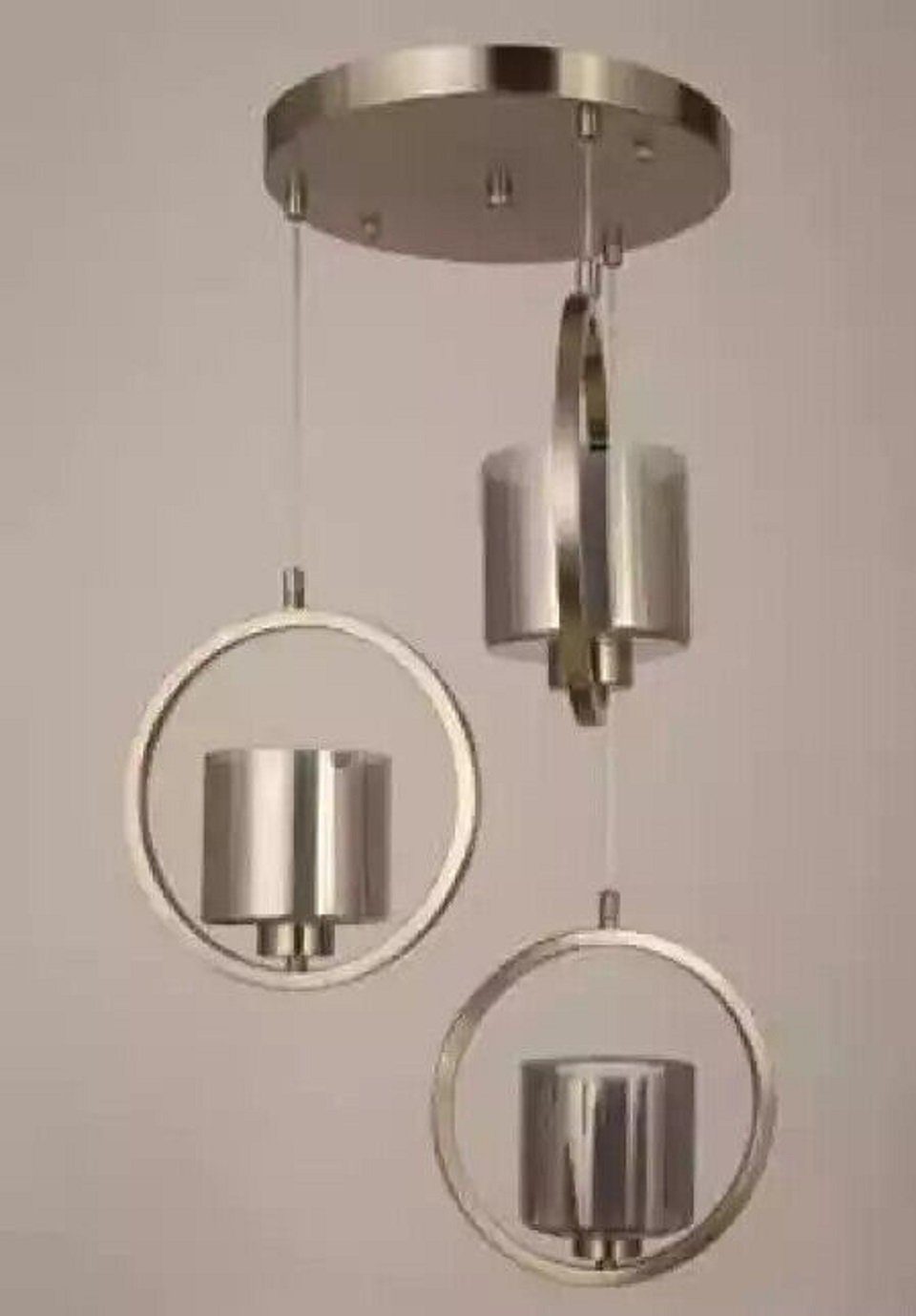 Jvmoebel Deckenleuchte Metall Deckenleuchte Luster Glas Lüster Luxus