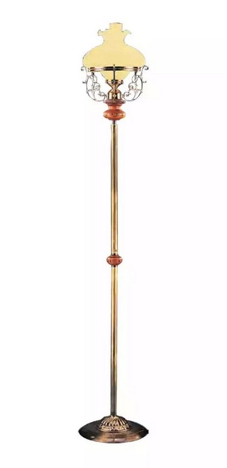 Jvmoebel Stehlampe Luxus Stehlampe Stand Leuchten Lampe Gold Glas 185