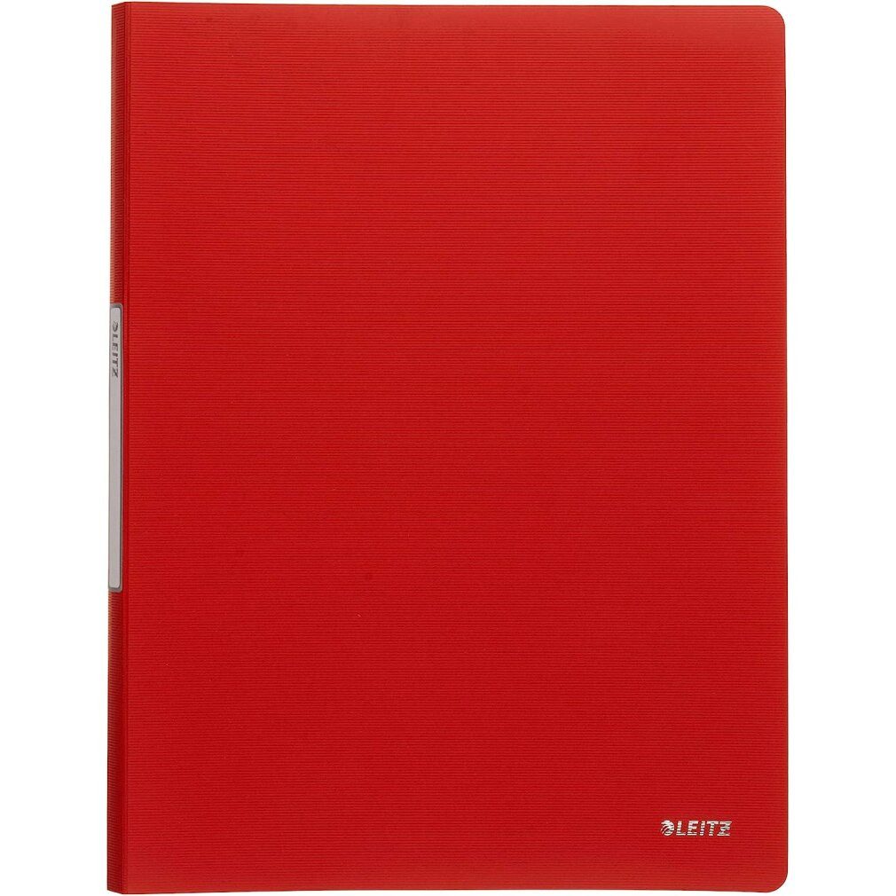 LEITZ Fächermappe Solid Sichtbuch DIN A4, 20 Hüllen hellrot, Mit 20 ...