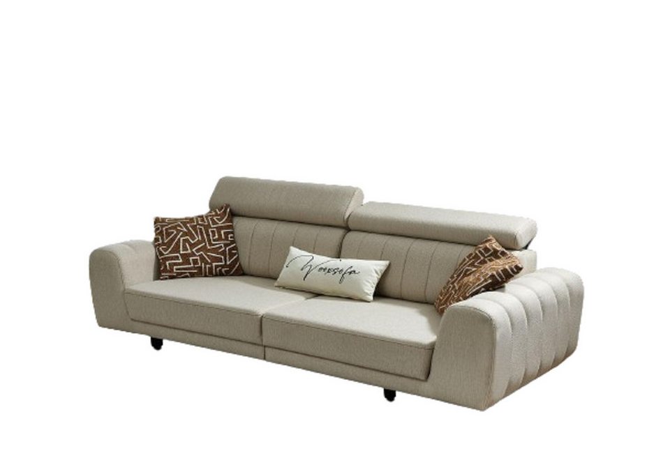 Jvmoebel Sofa Stoffsofa Couch Dreisitzer Design Sofa 3 Sitzer