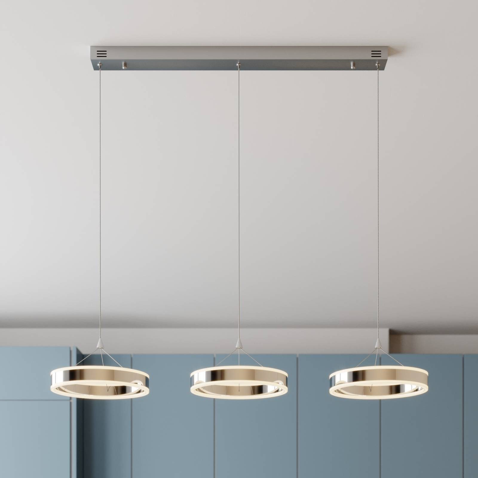 Lucande Led Hängeleuchte Lyani Dimmbar Led Lampen Warmweiß Modern