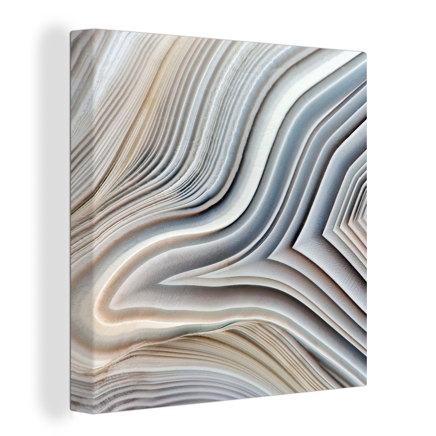 Onemillioncanvasses® Leinwandbild Marmoroptik Stein Linien Luxus