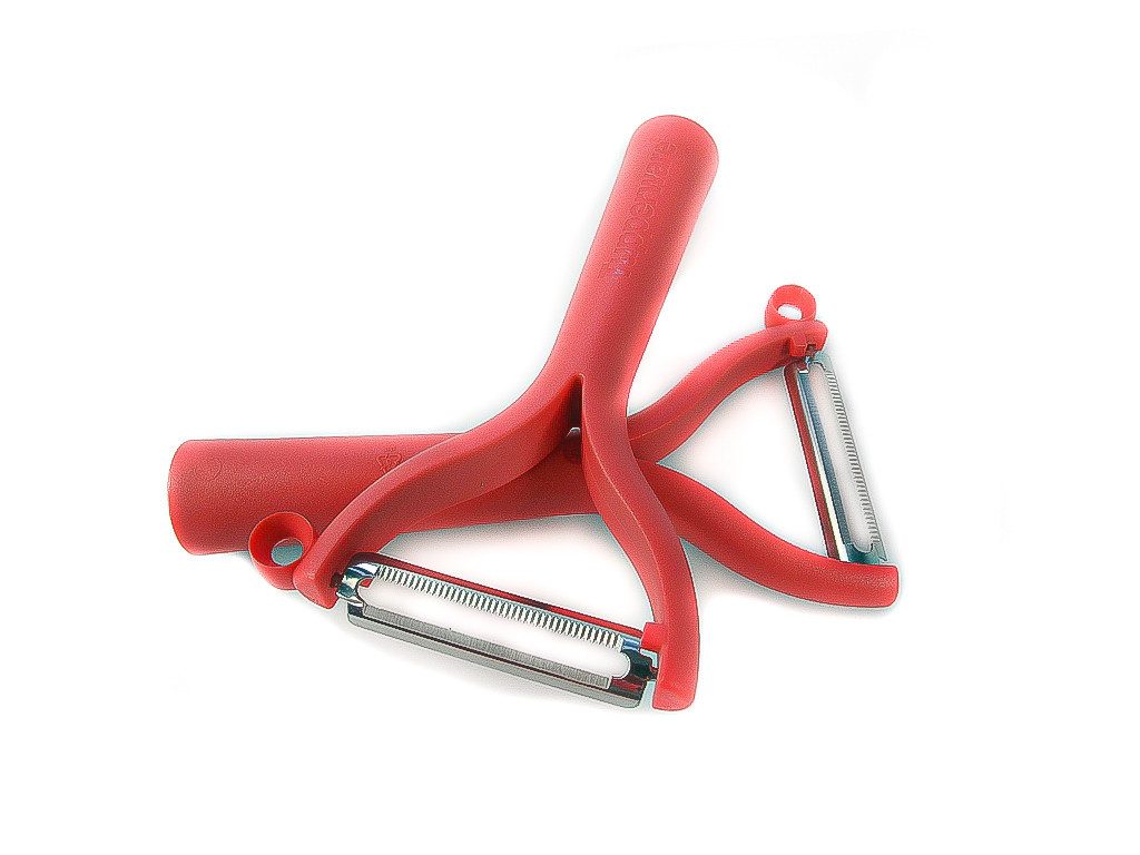 TUPPERWARE Sparschäler Universalschäler (2) rot D119