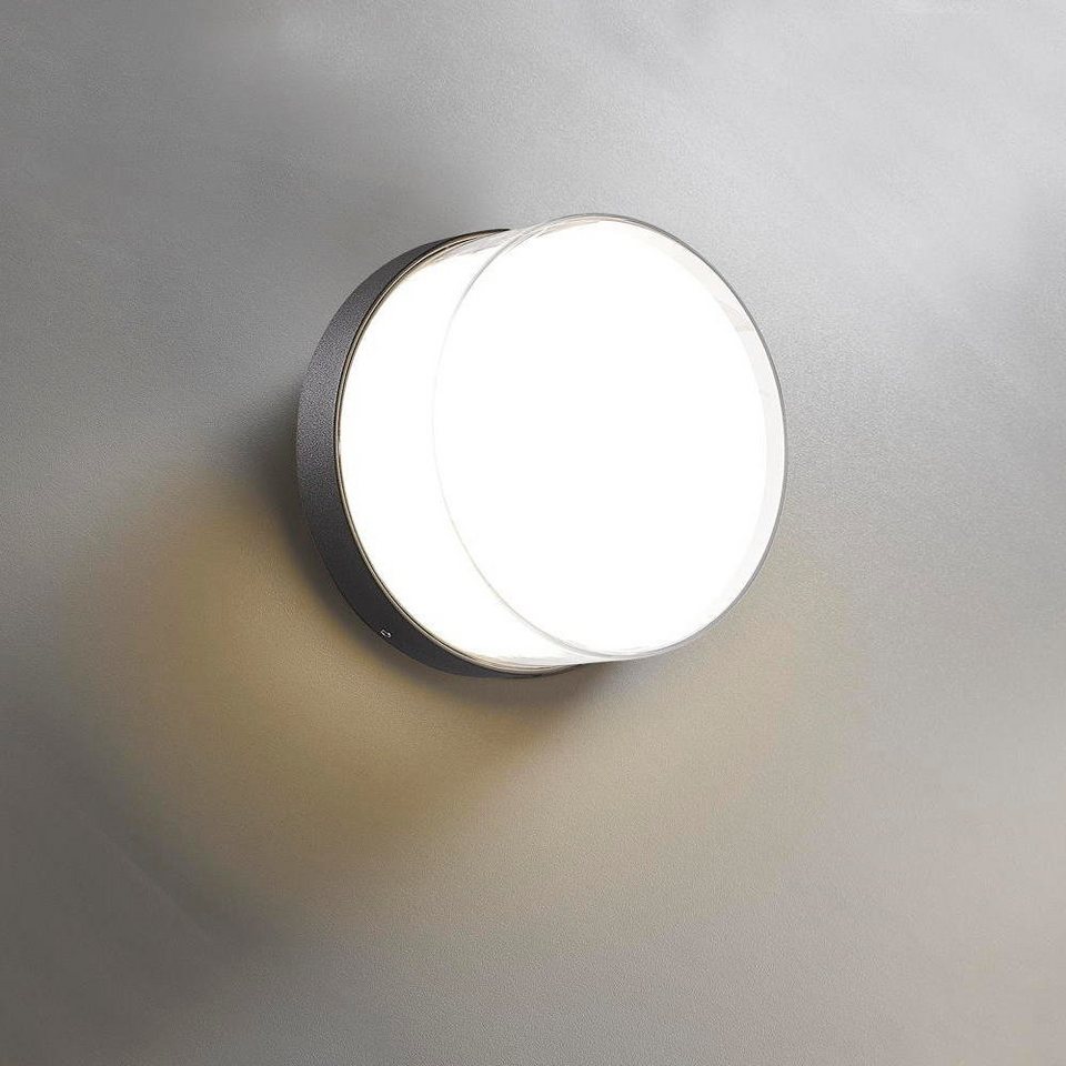 Heitronic Led Wandleuchte Led Wandleuchte Cirula Iii In Schwarz Und