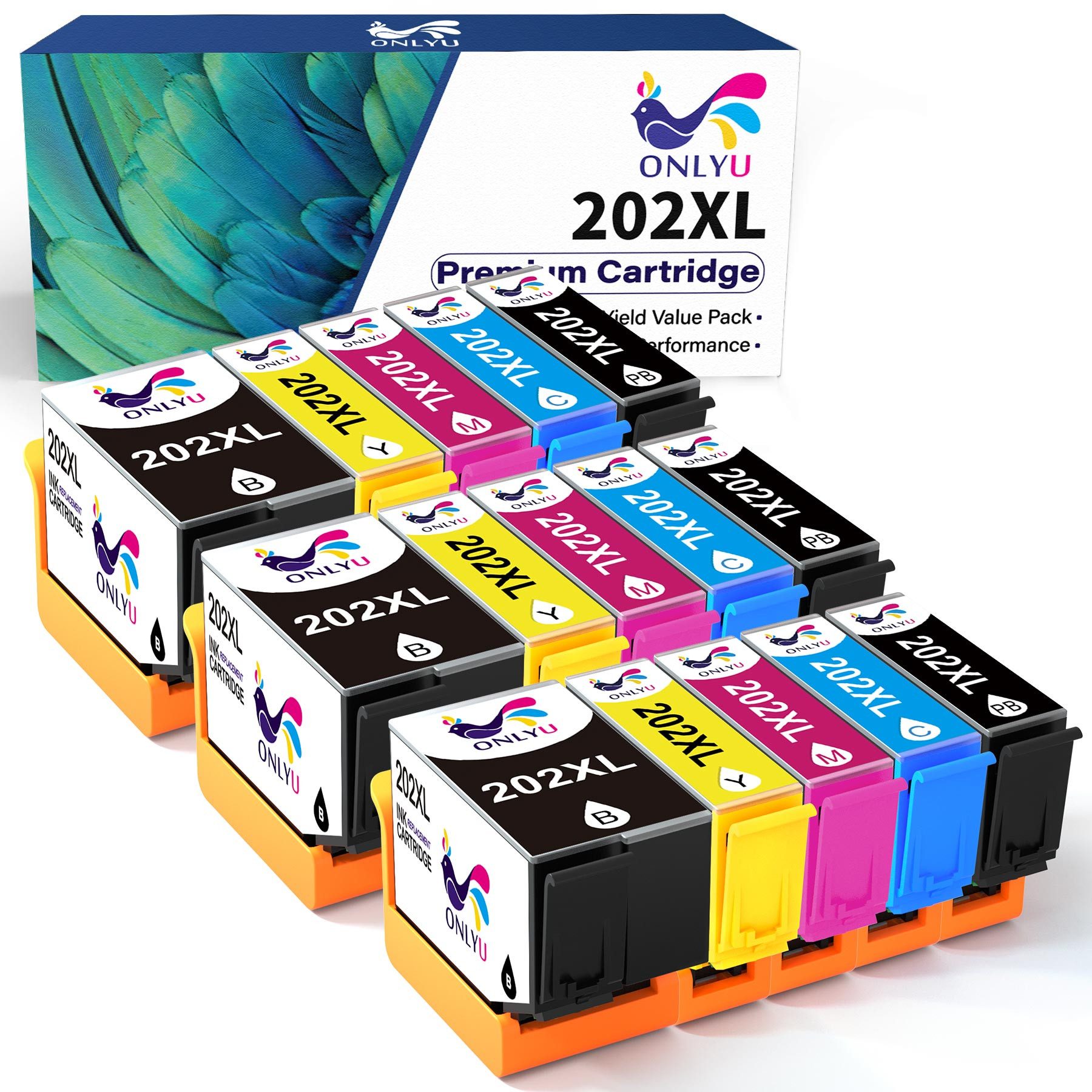 Onlyu 15pk 20pk 25 Pk 202 Xl Kompatible Für Epson 202xl