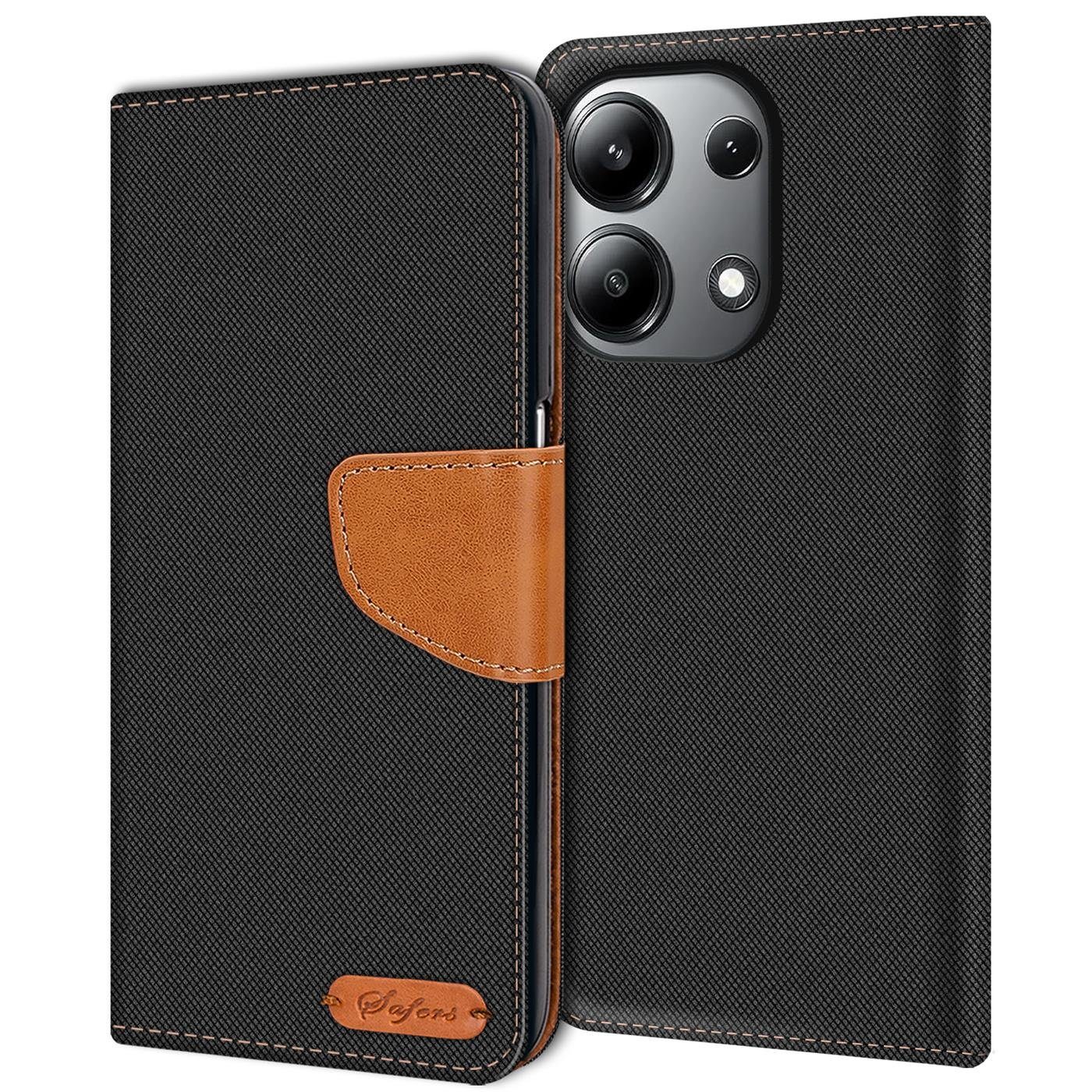 Coolgadget Handyhülle Denim Schutzhülle Flip Case Für Xiaomi Redmi Note