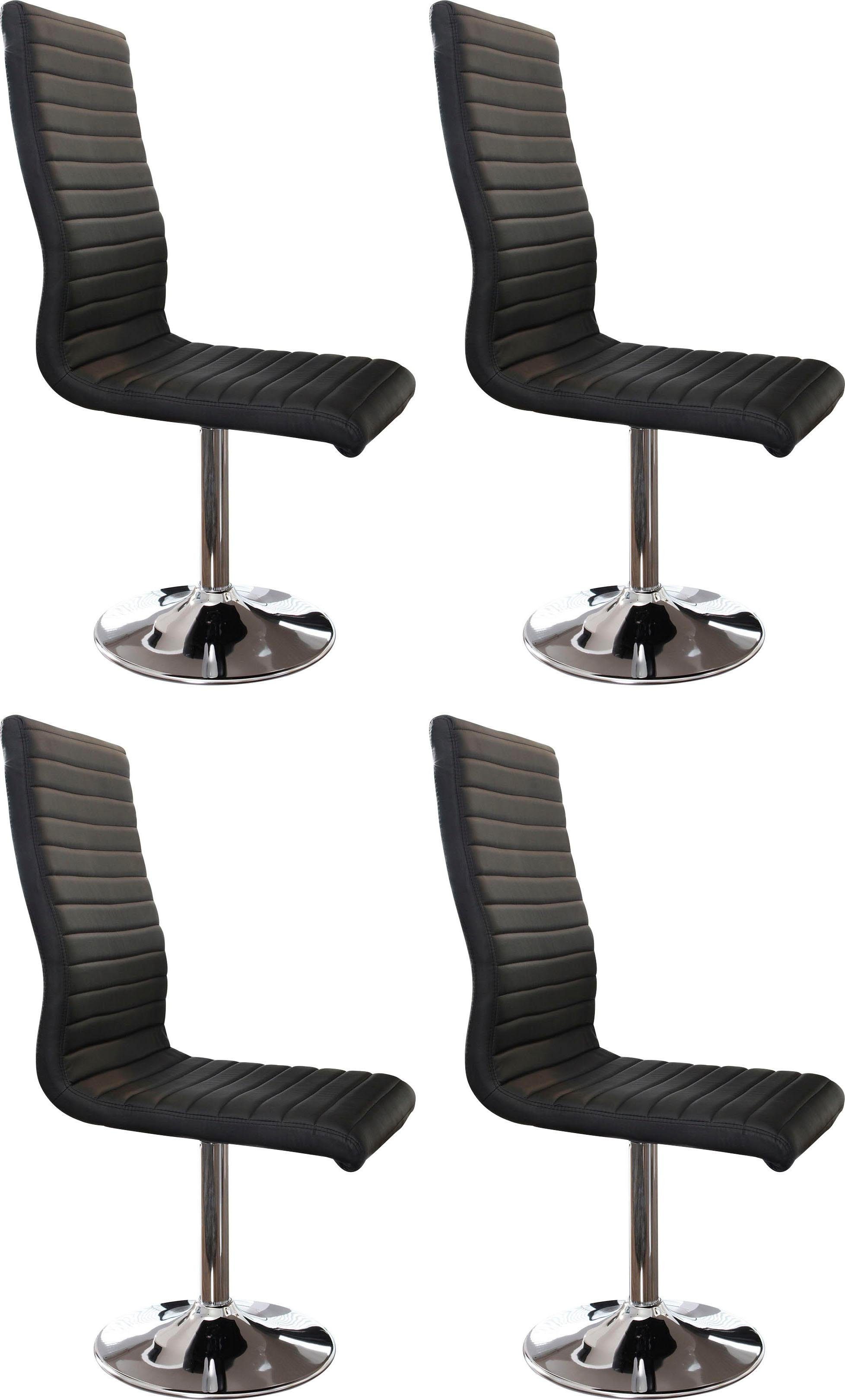 Salesfever Esszimmerstuhl Set 4 St Mit Drehfunktion 360° Drehbar