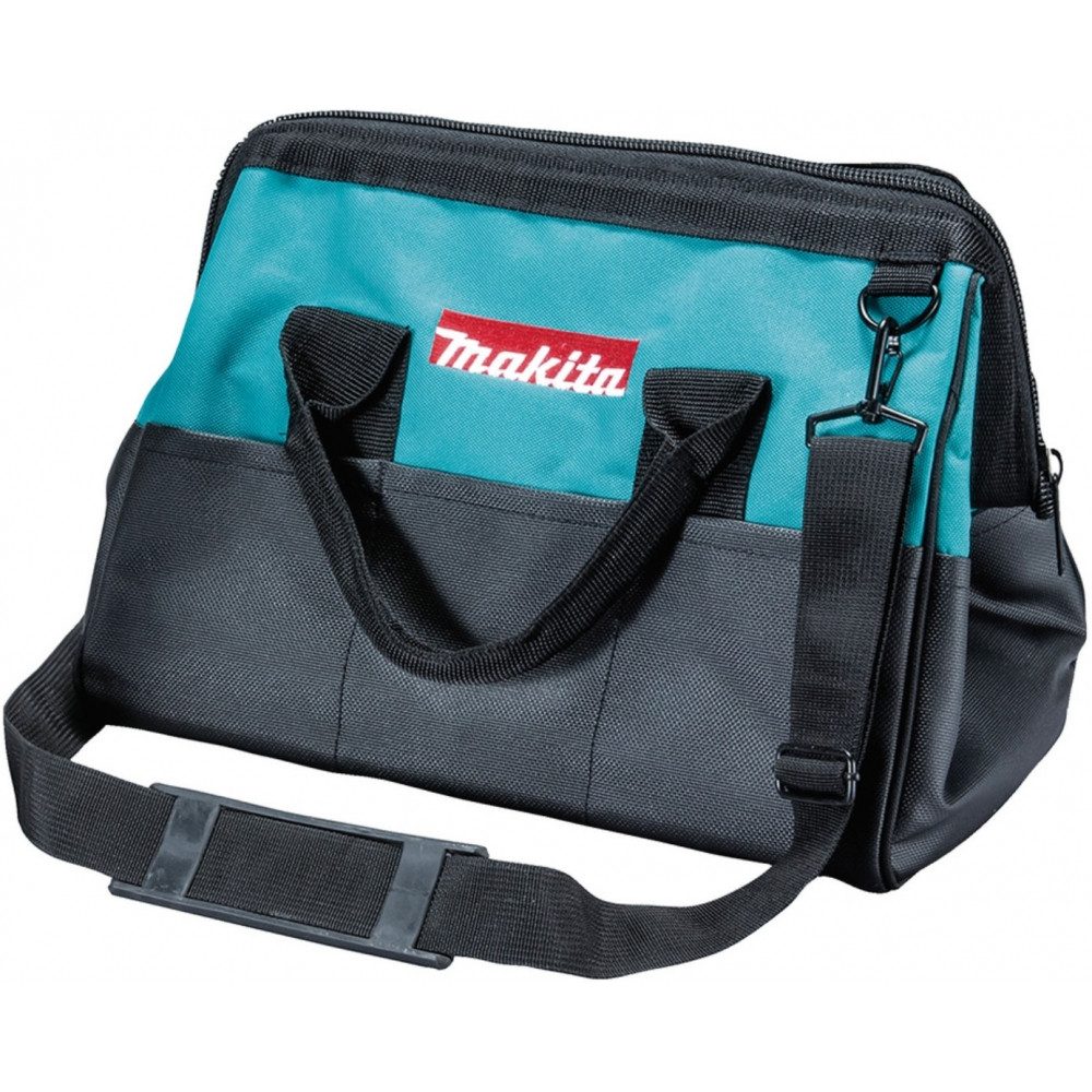 Makita Werkzeugtasche 831253-8 - Werkzeugtasche - blau/schwarz, Schultergurt für bequemen Transport