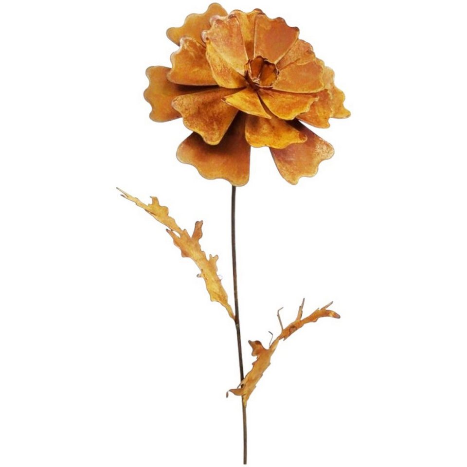 Trend Line Gartenfigur Stecker Mohnblume Rostoptik 120 Cm