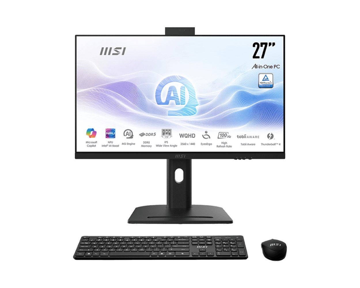 MSI All-in-One PC, 69 cm (27 Zoll) IPS-WQHD-Display