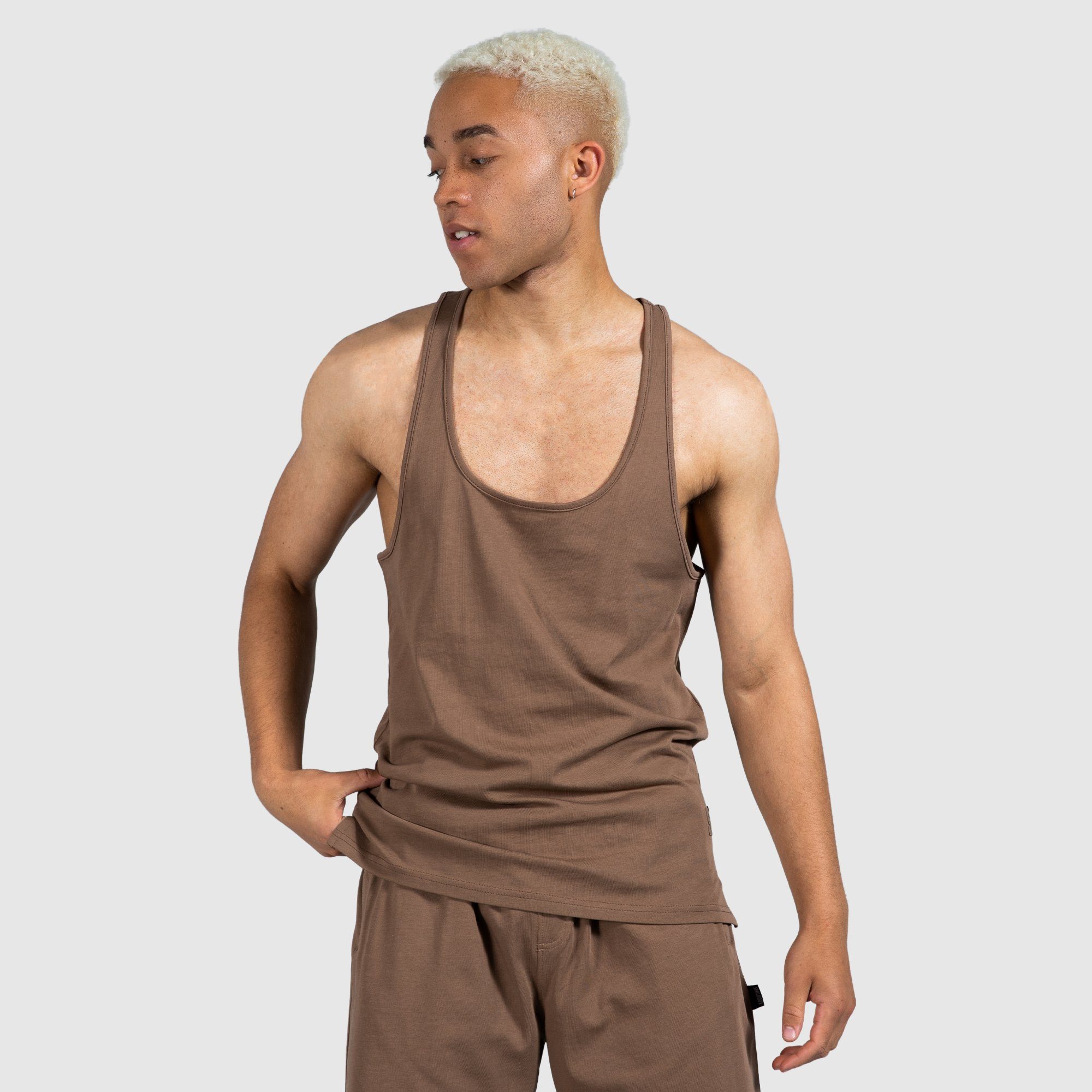 Smilodox Tanktop Basti 100% Baumwolle