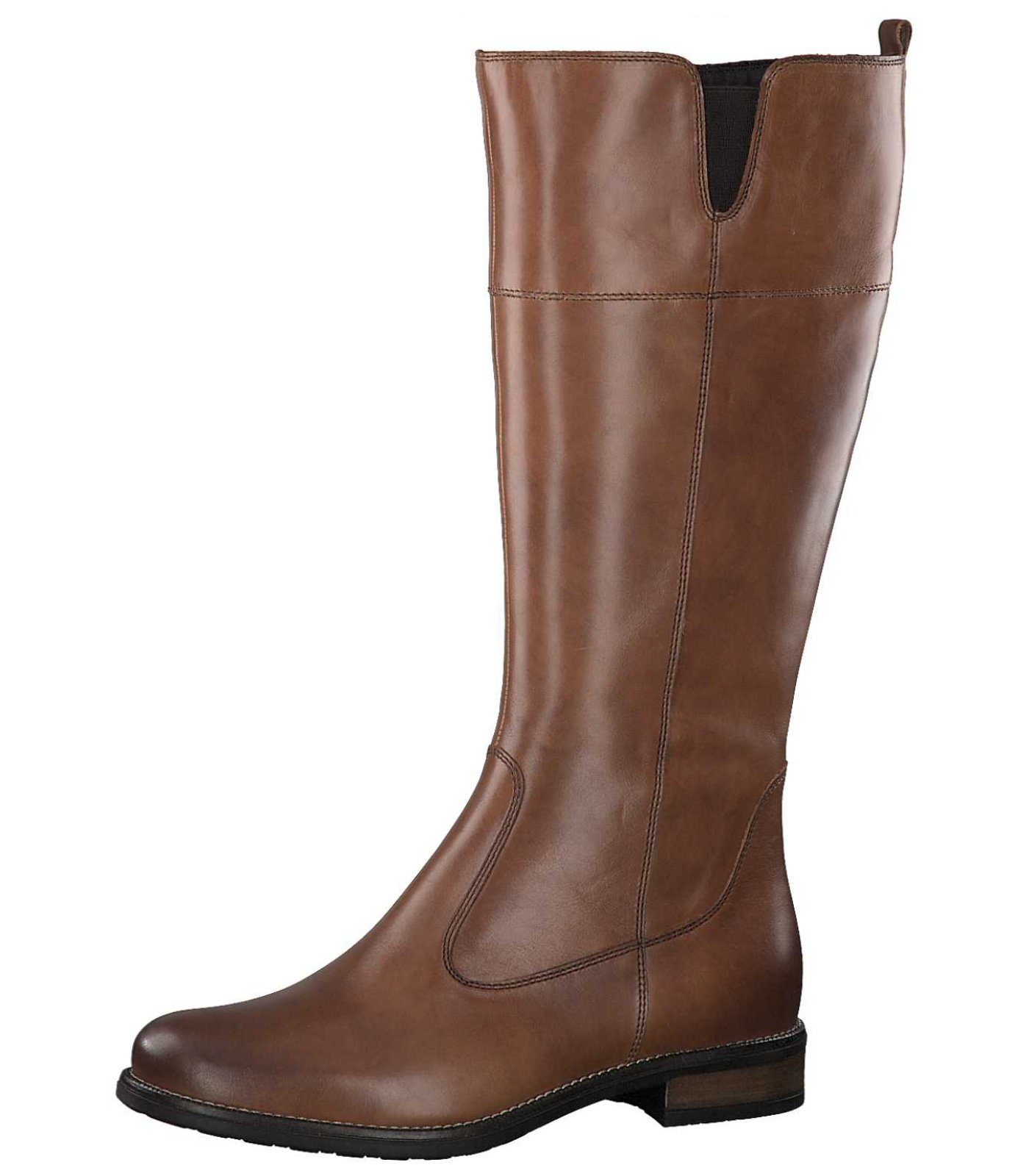 Tamaris Stiefel Leder Stiefel, Verschluss: Reißverschluss