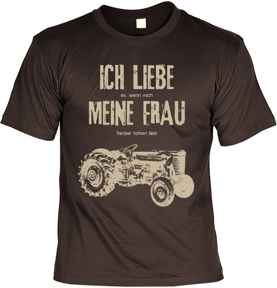 Bonvionn T-Shirt »T-Shirt Funshirt - Ich liebe es wenn mich meine Frau ... Bonvionn T-Shirt »T-Shirt Funshirt - Ich liebe es wenn mich meine Frau ...