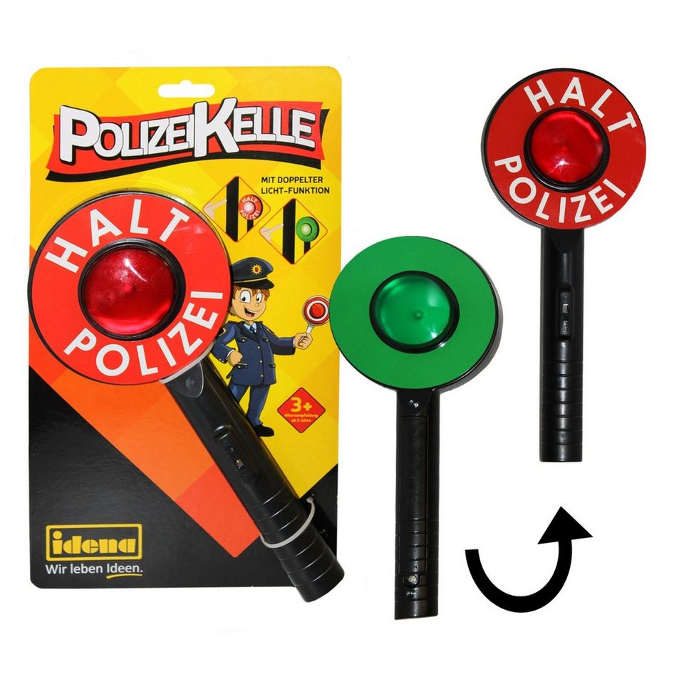 Idena Spielzeug-Polizei Einsatzset Idena 40159 - Polizeikelle mit ... Idena Spielzeug-Polizei Einsatzset Idena 40159 - Polizeikelle mit ...