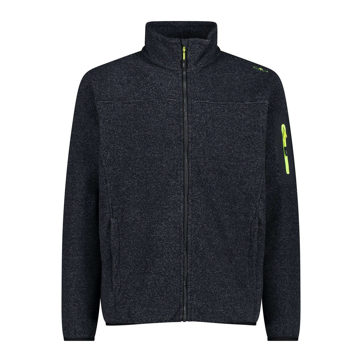 Cmp Strickjacke Cmp Herren Jacquard Strickfleecejacke Mit Kapuze 3